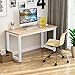 Amazon.com: 55" Computer Desk, LITTLE TREE Large Office Desk Study ...