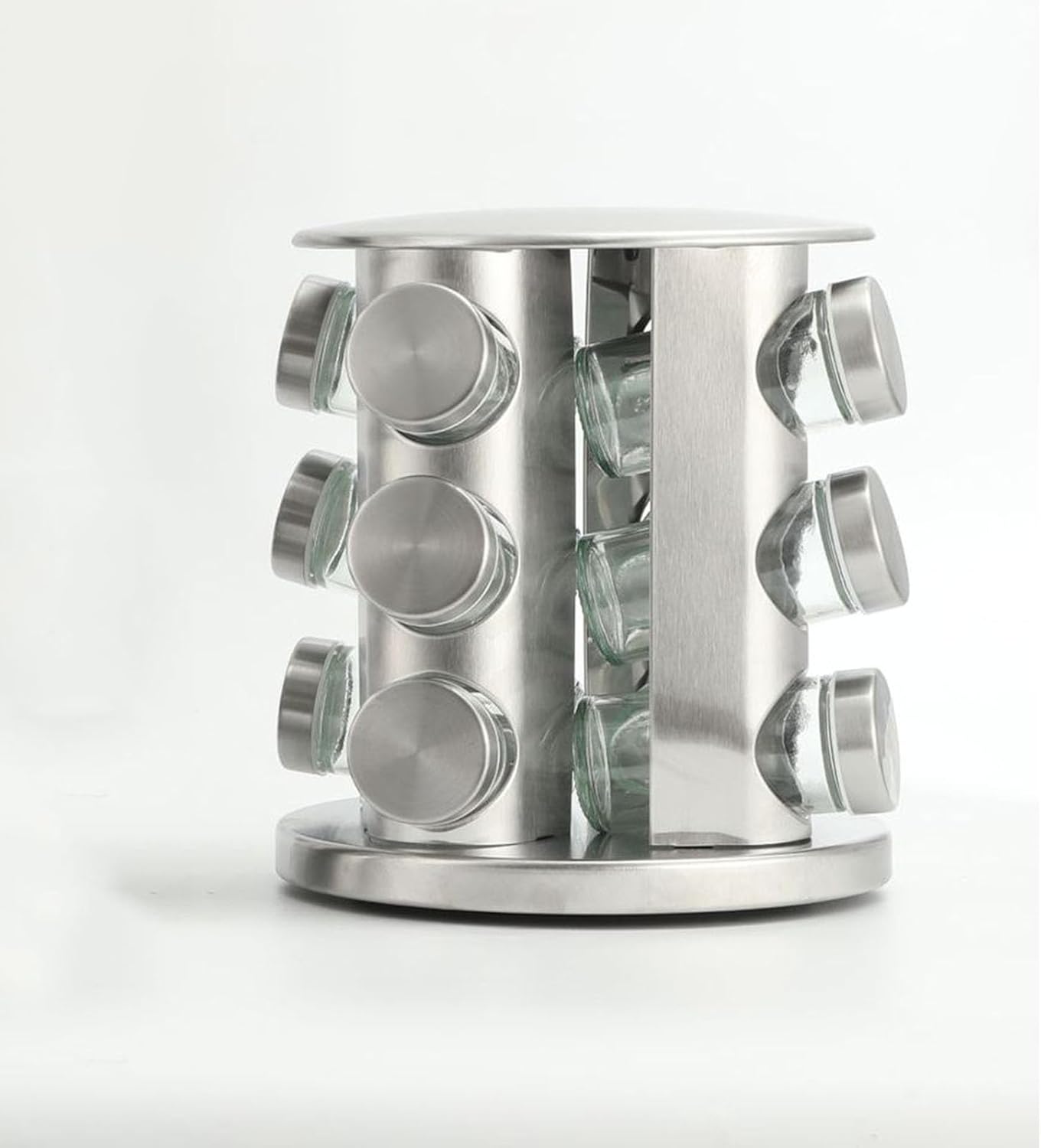 Amazon.com: VaNaeni Spice rack-Revolving Spice Rack Set, Kitchen Spice ...