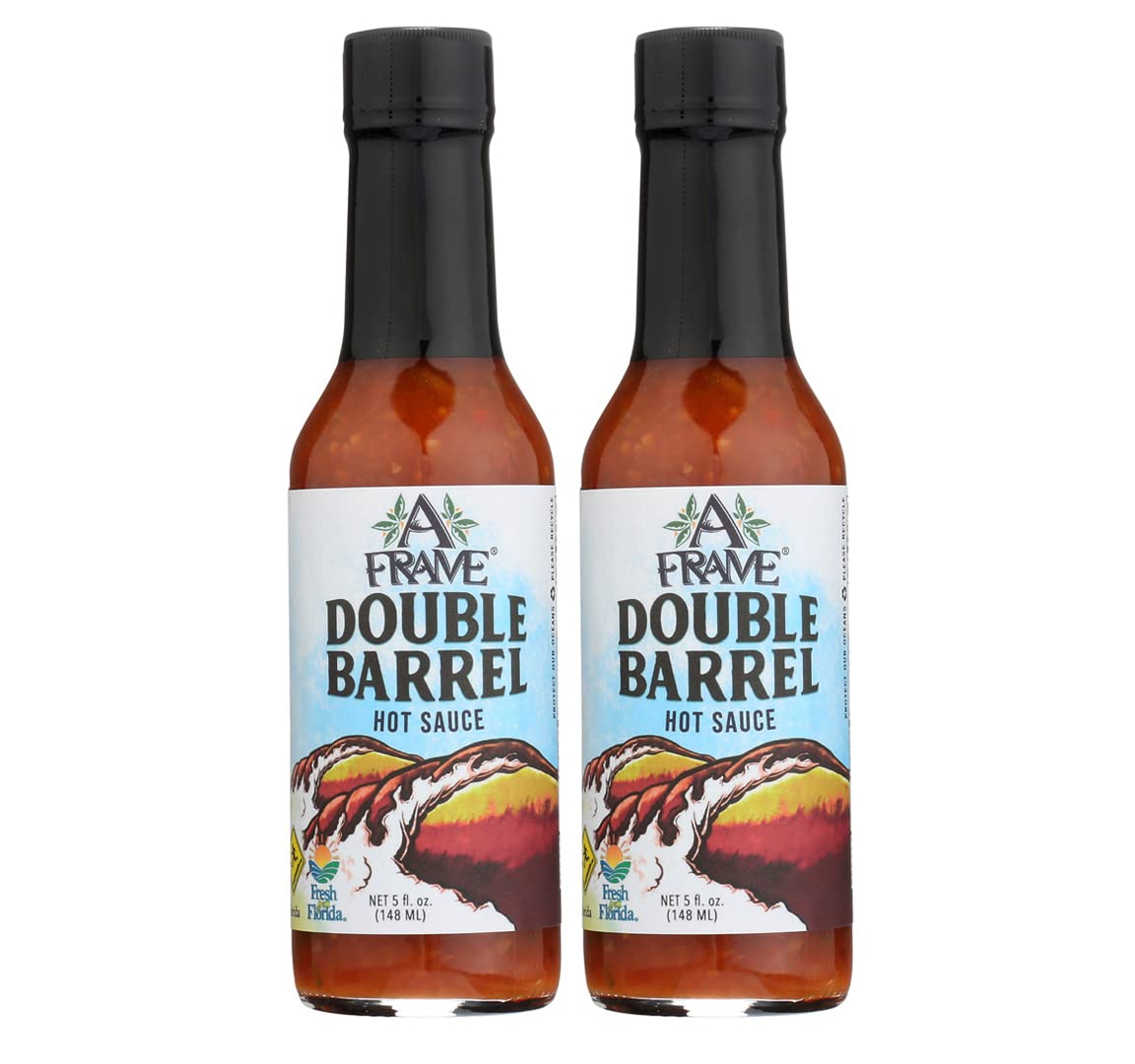 Amazon.com : A Frame Double Barrel Sauce, 2 Pack, 5oz, 5 Ounce, Gift ...