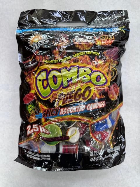 Amazon.com : Dulces Mara Combo Fuego Assorted Flavor Candies Extra Hot ...