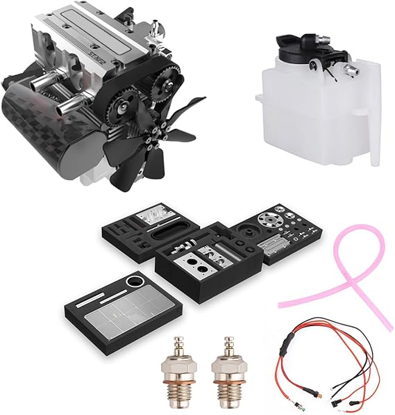 Amazon.com: Aetheria SEMTO Engine ST-NF2 DIY Mini Metal Engine Kit, L2 ...