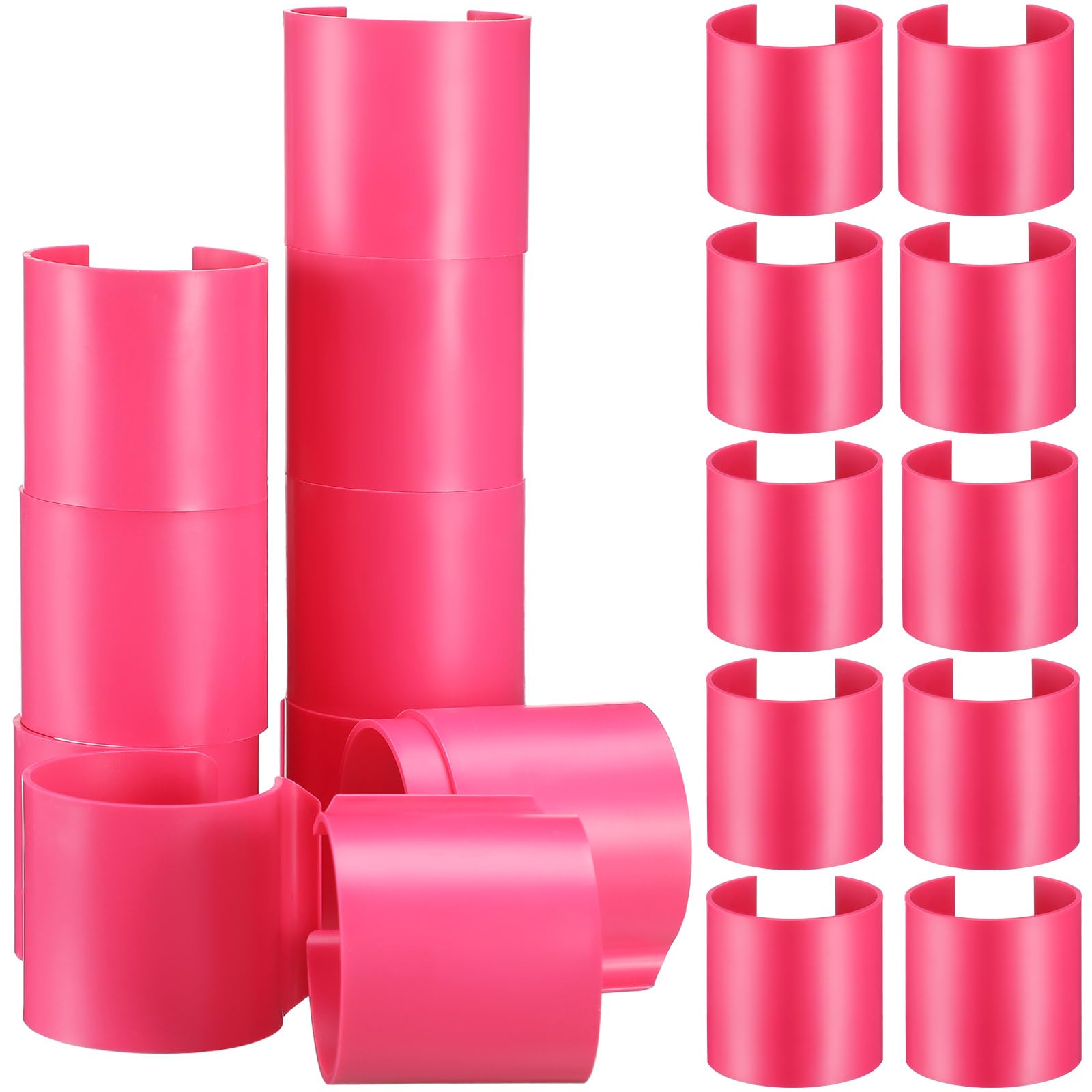 Amazon.com: Vercraft 20 Pack Pink 2" Diameter Quilt Clips Fabric ...