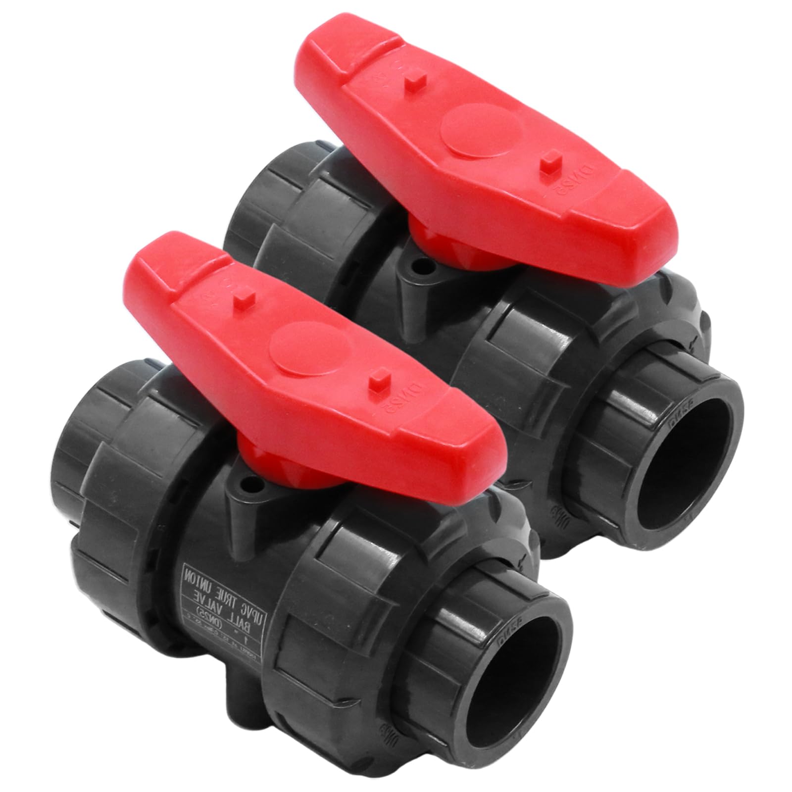 Snapklik.com : 2 Pcs Union Ball Valve, 3/4 Inch True Union Full Flow ...