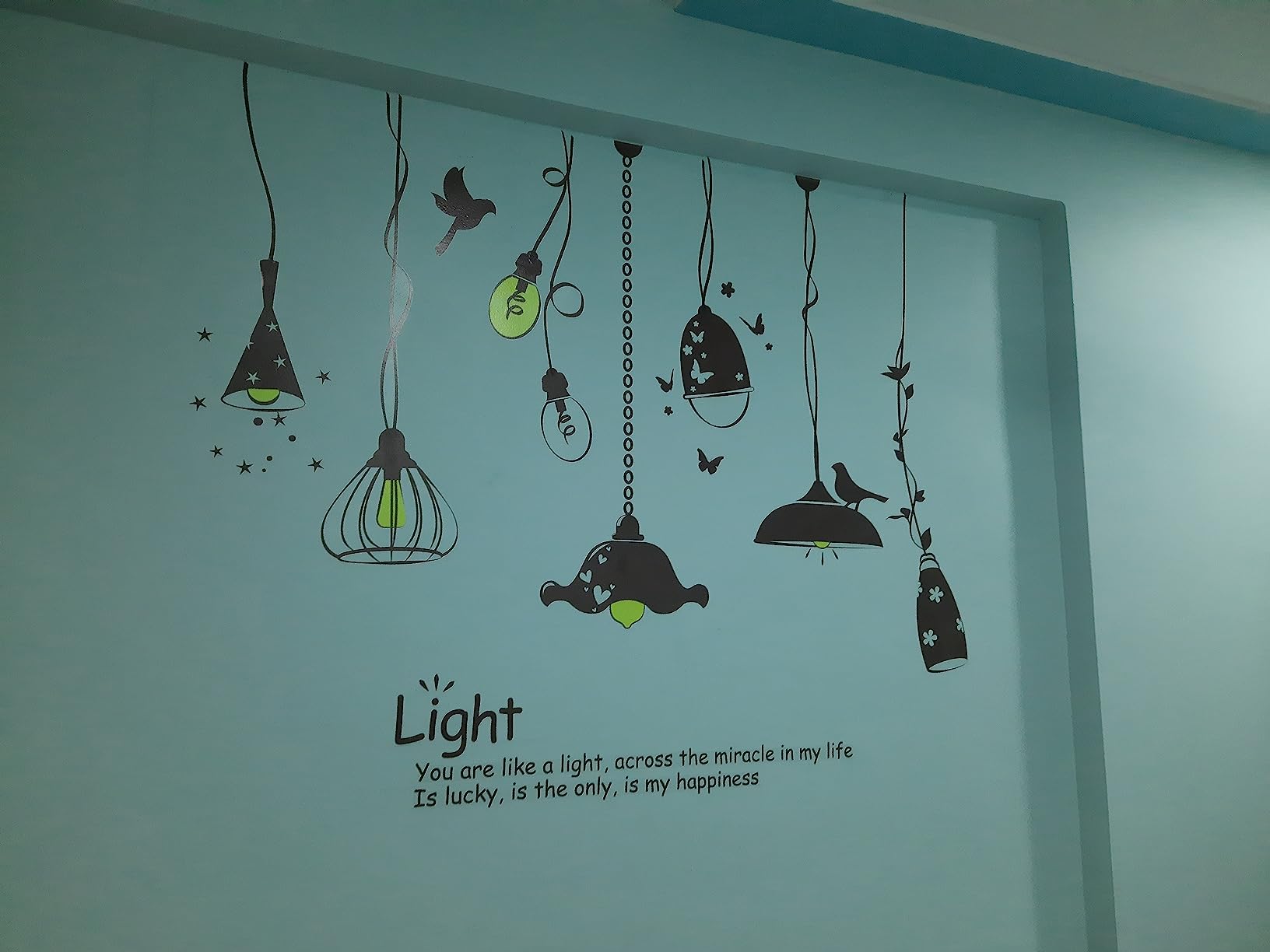 Amazon Brand - Solimo PVC Vinyl Wall Sticker For Home (Beautiful ...