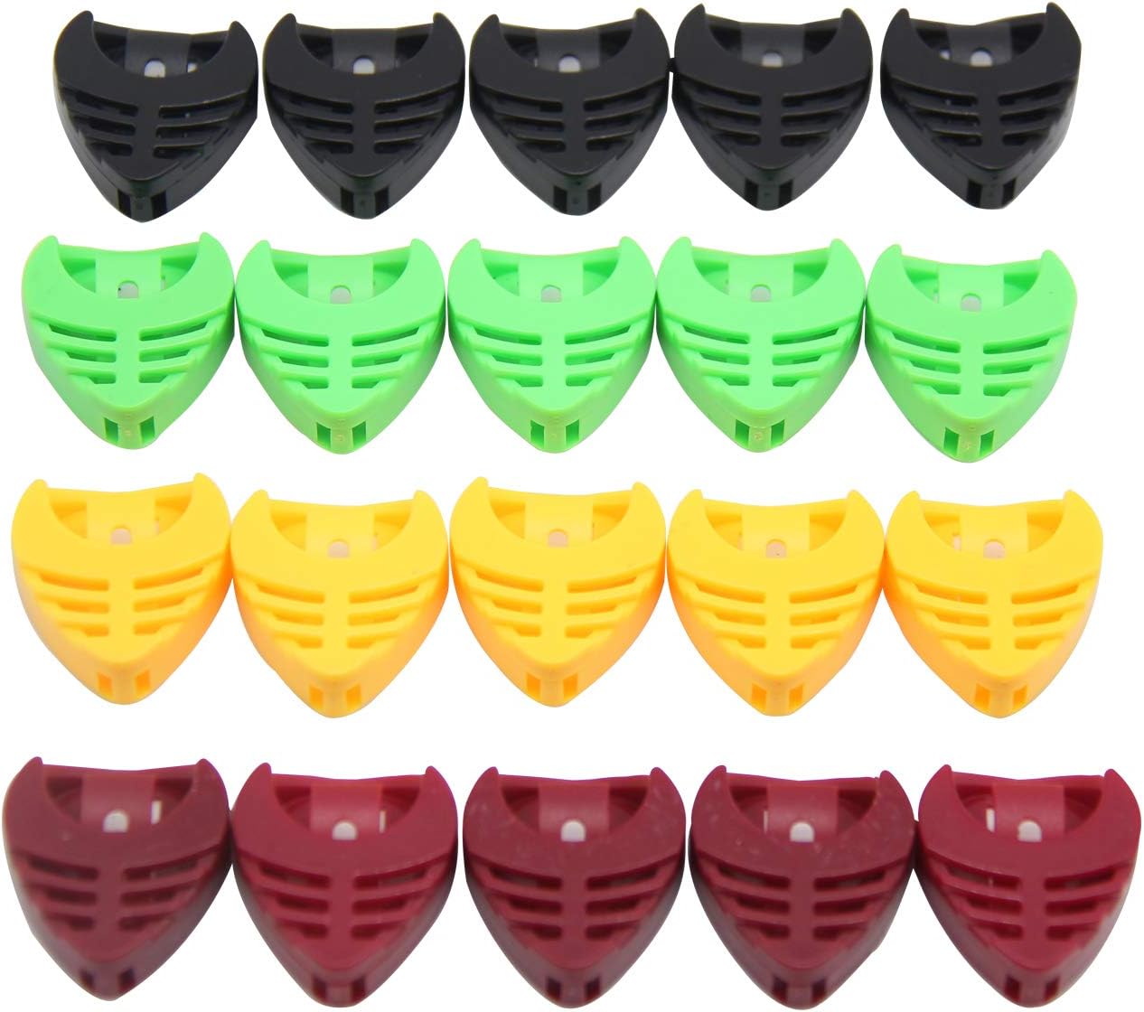 Amazon.com: 10 Pack Guitar Pick Holder, Stick-On Plastic Guitar Pick ...