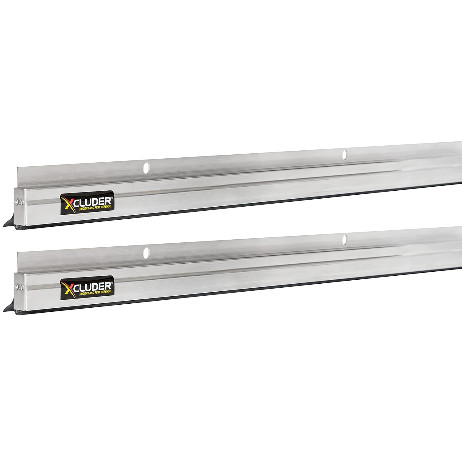 Xcluder 36" Low-Profile Door Sweep, Aluminum 2-Pack – Seals Out Rodents ...