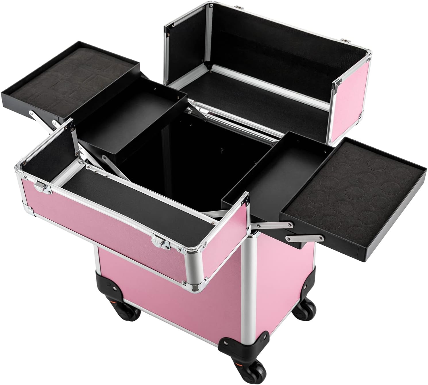 Kosmetikkoffer Trolley Schminkkoffer Kosmetikkoffer mit Griff 4 ...
