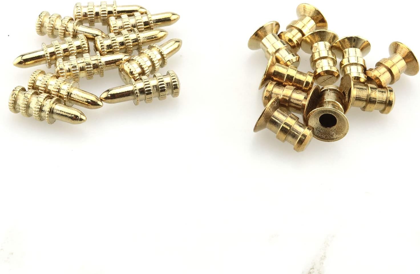 HSCGIN Table Pin 10sets Golden Zinc Alloy Table Bolt Sleeve Connectors ...