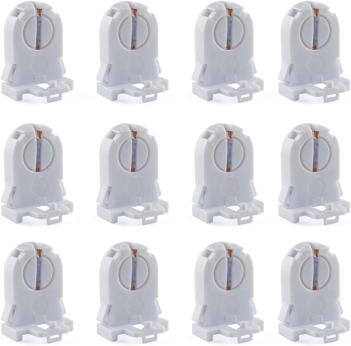 uxcell 2Pcs T8/T12 Fluorescent Light Holder G13 Base Non-Shunted ...