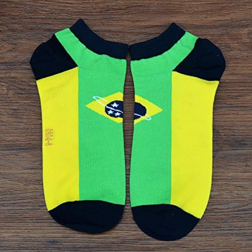 Amazon.com: LOCOMO Men US UK Brazil Germany France Country Flag Cotton ...