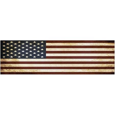 Amazon.com - USA Flag Sticker Rustic Bumper Sticker Car Decal Gift ...