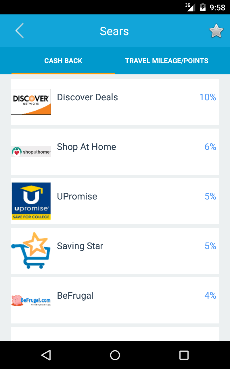 Cash Back Finder - App on Amazon Appstore