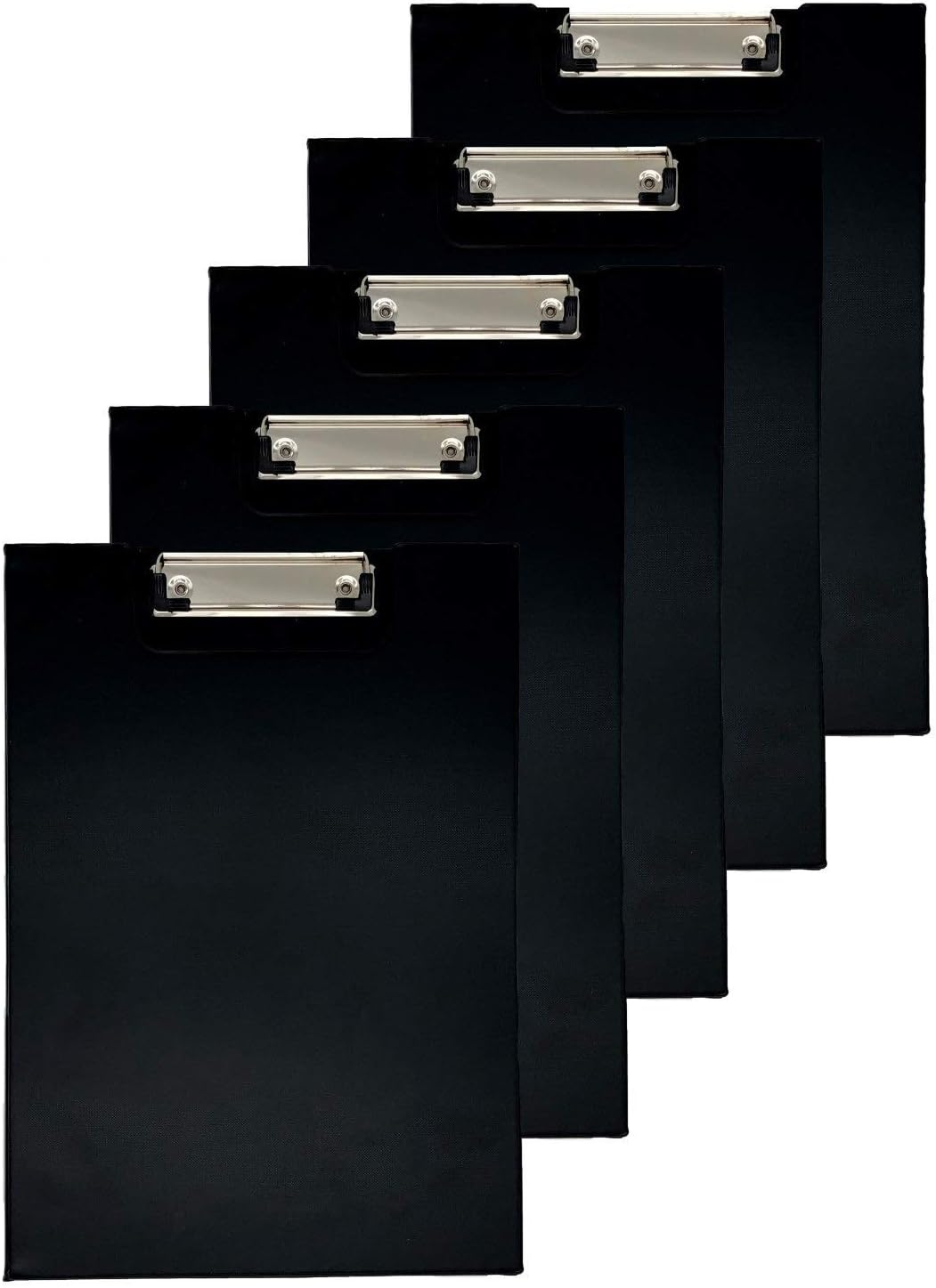 Vooda Black A4 Clip Board Foldover Conference Folder Foldable ...