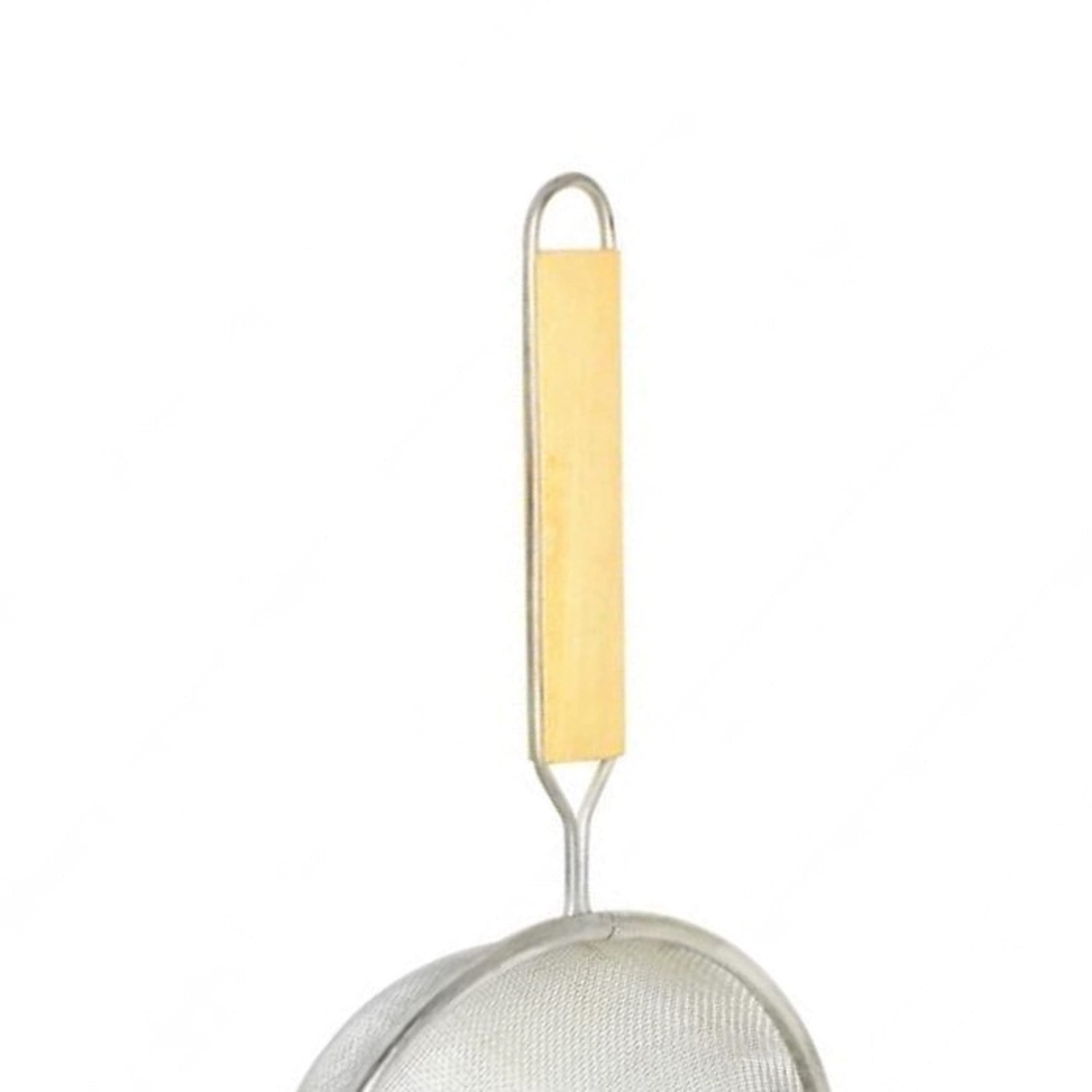 Snapklik.com : 6-Inch Single Medium Tin Mesh Strainer 6-3/4" Handle ...