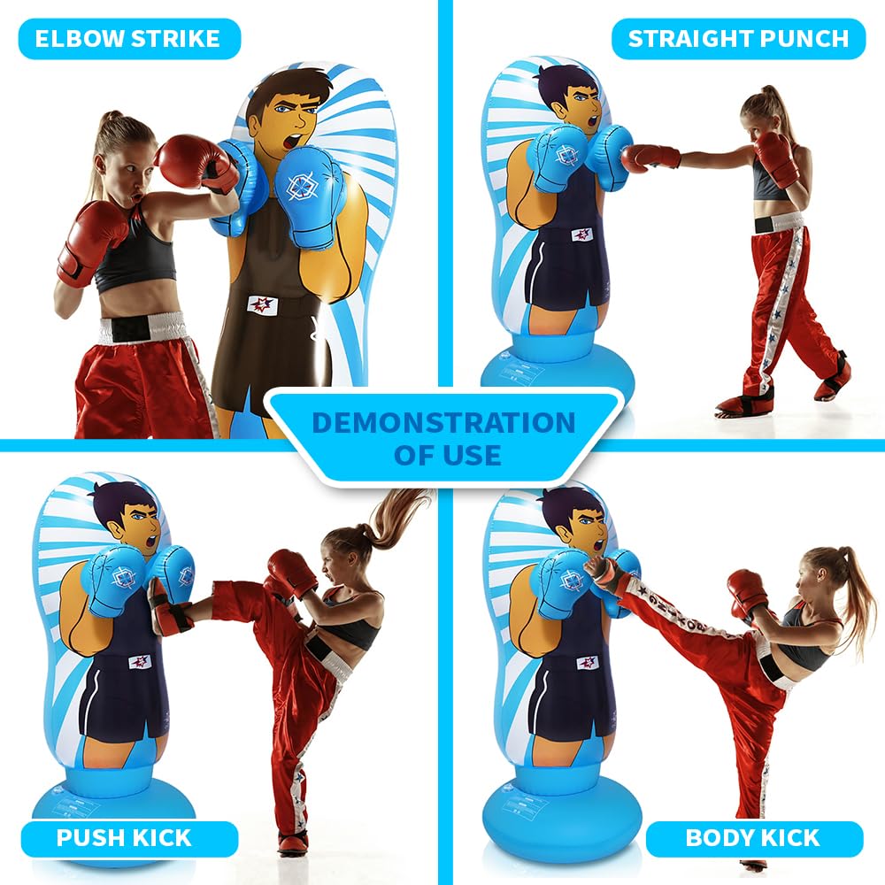 Inflatable Punching Bag Toy Inflatable Boxing Training Equipment .Free ...