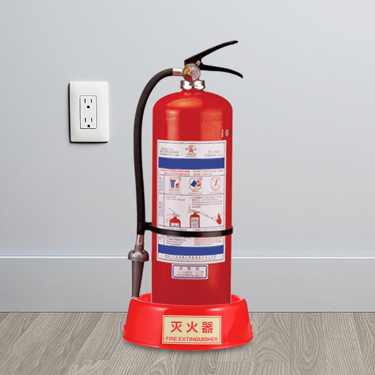 Snapklik.com : Fire Extinguisher Base Stand Luminous Holder For 2-4Kg ...