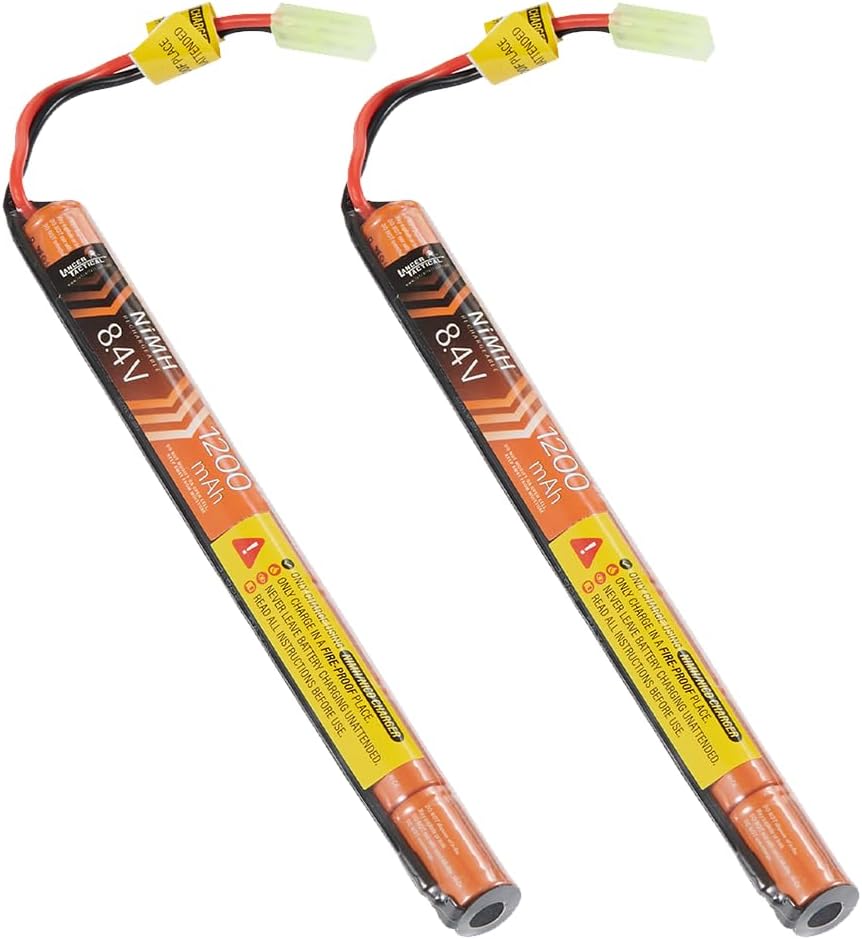 Amazon.com: Lancer Tactical Airsoft Battery NIMH 8.4V Compatible with ...