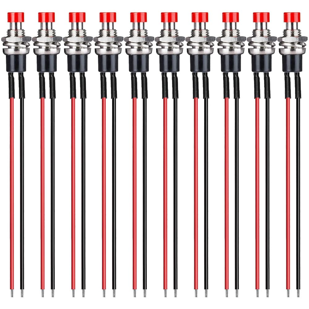Snapklik.com : Gebildet 10pcs 7mm 3V-6V-12V-24V-230V/1A Prewired Mini ...