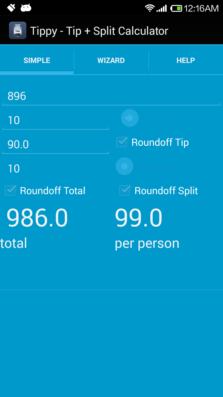 Tip Calculator - App on Amazon Appstore