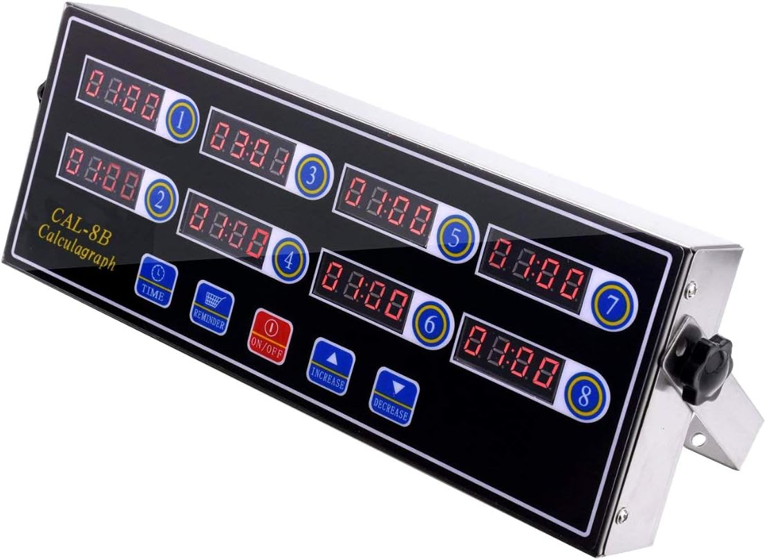 Amazon.com: Slsy 8 Channels Kitchen Timers Commercial Cooking Timer ...