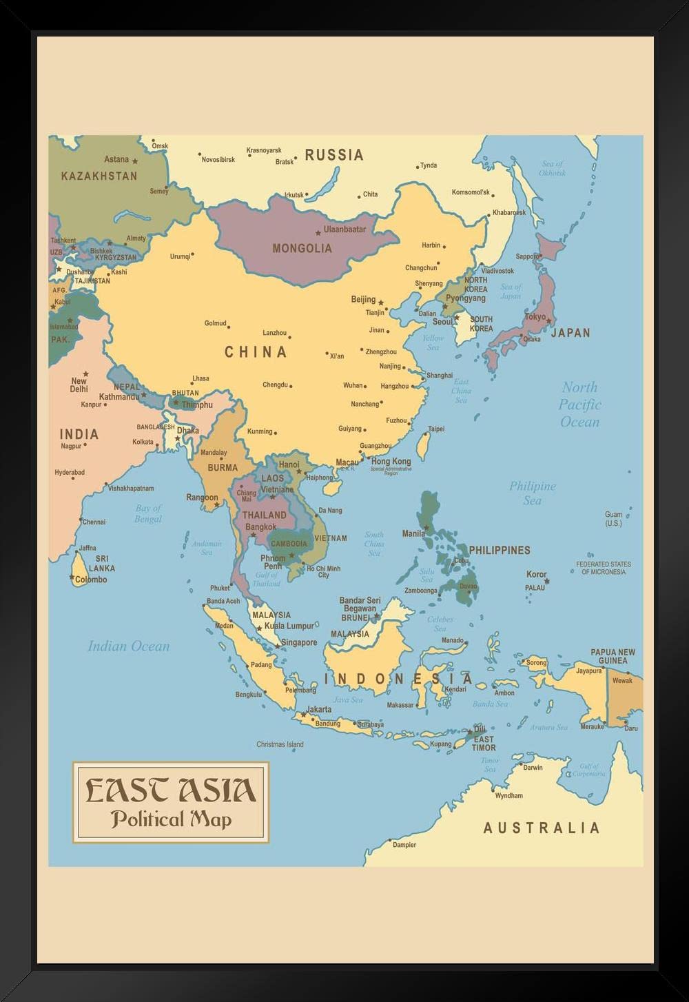 Cuestionario Sobre El Mapa De Asia Central Y Oriental Mapa Antiguo