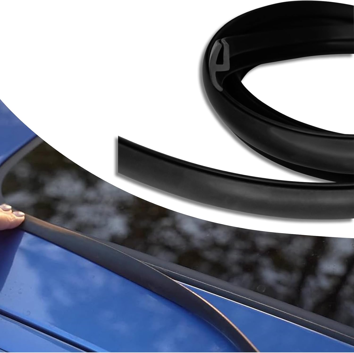 Amazon.com: Tobenbone Car Windshield Seal Strip, Rubber Automotive ...