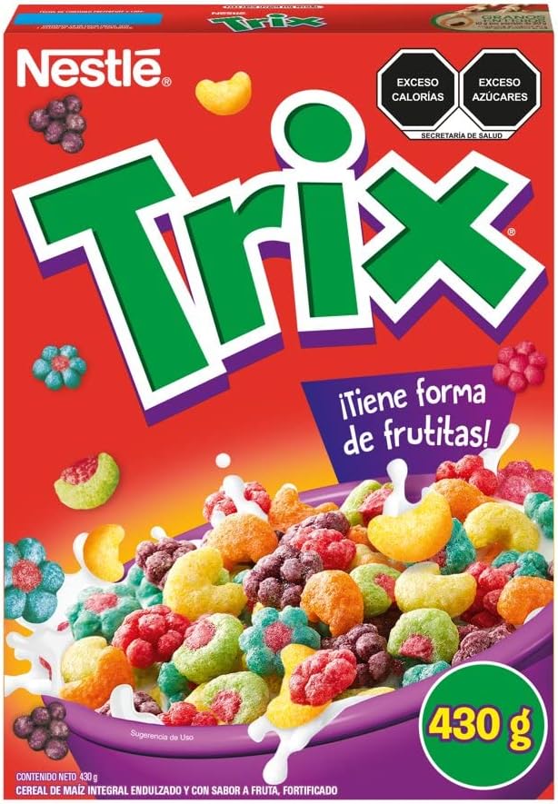TRIX Cereal Nestlé 430g : Amazon.com.mx: Alimentos y Bebidas