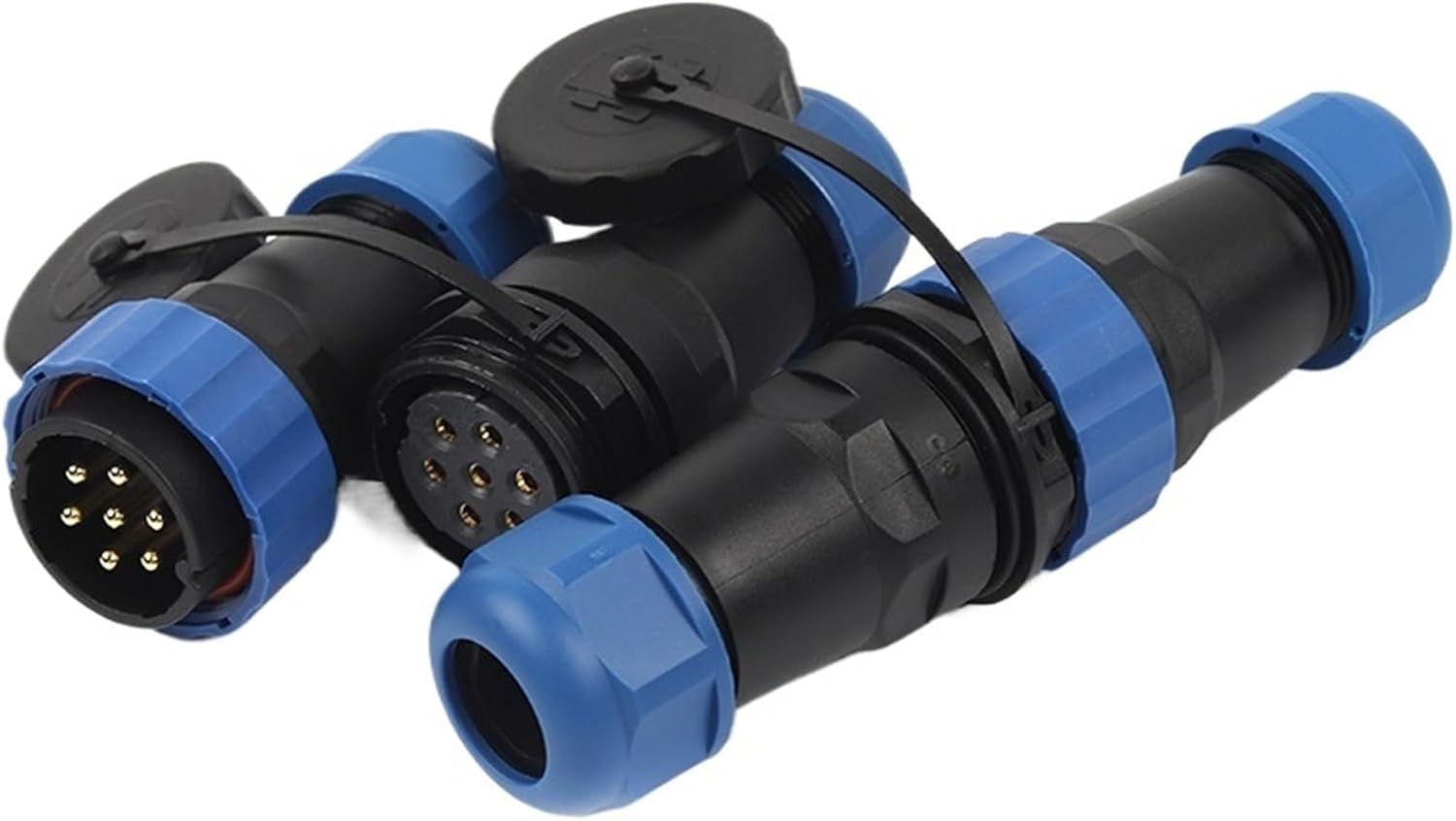 SP28 IP68 Straight Docking Waterproof Connector 2-26 Pin Male And ...