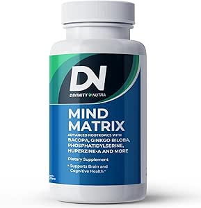 Amazon.com: Divinity Nutra Nootropics Brain Support Supplement -with ...