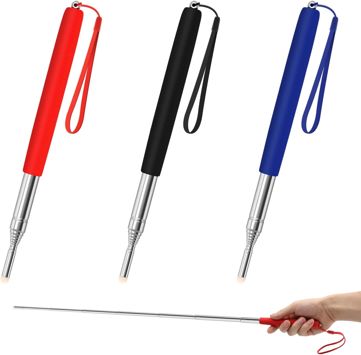 Amazon.com : Retractable Pointer Finger,3 Pcs Telescopic Teachers ...