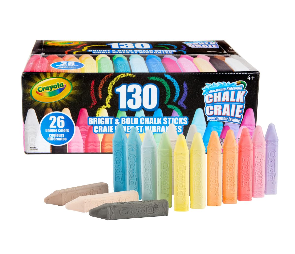 Snapklik.com : Crayola Washable Outdoor Sidewalk Chalk Collection