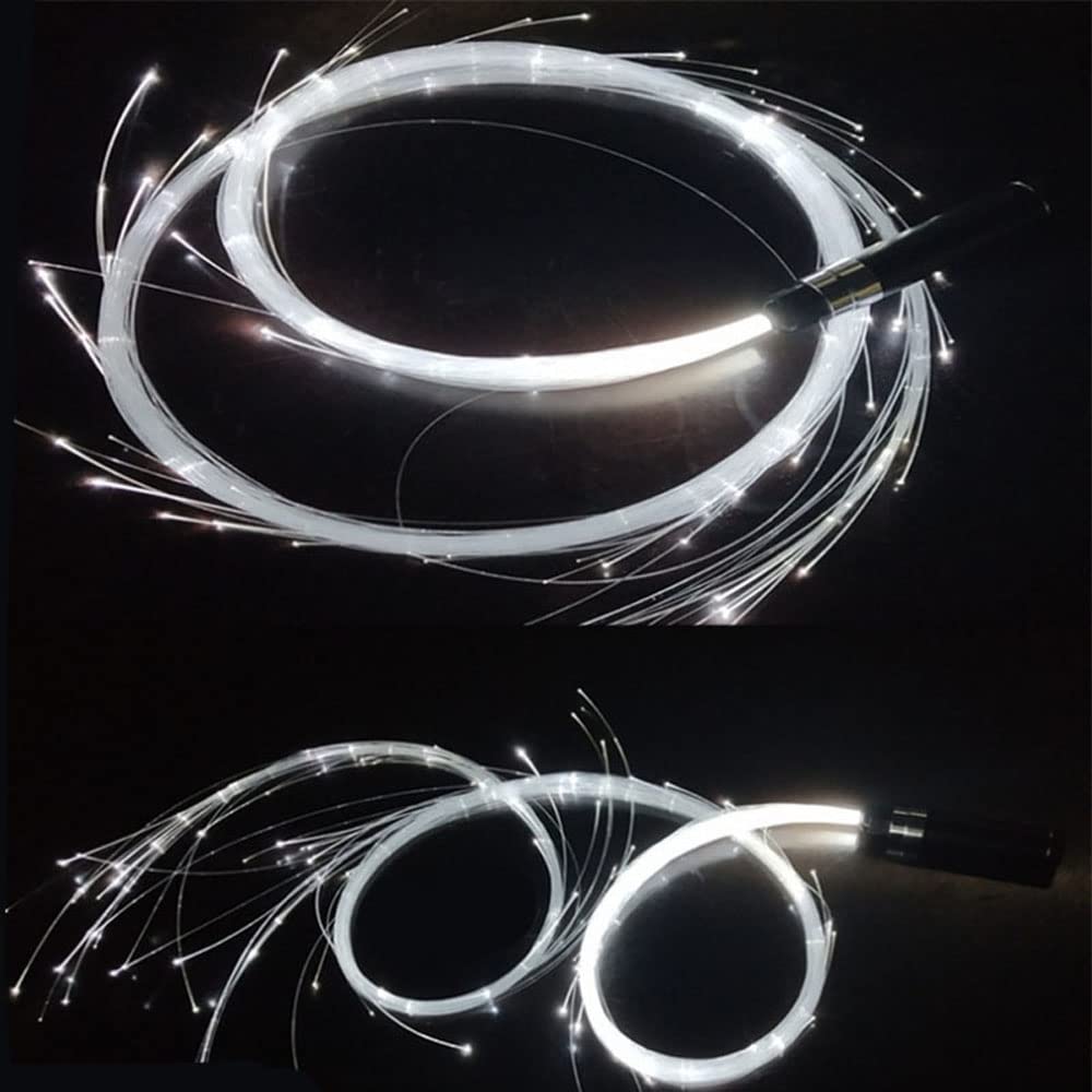 6ft LED Fiber Optic Whip Rechargeable Pixel Whip 3 Glowing Modes for ...