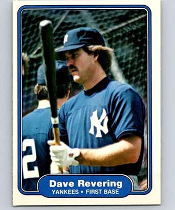Amazon.com: Baseball MLB 1982 Fleer #51 Dave Revering #51 NM Yankees ...