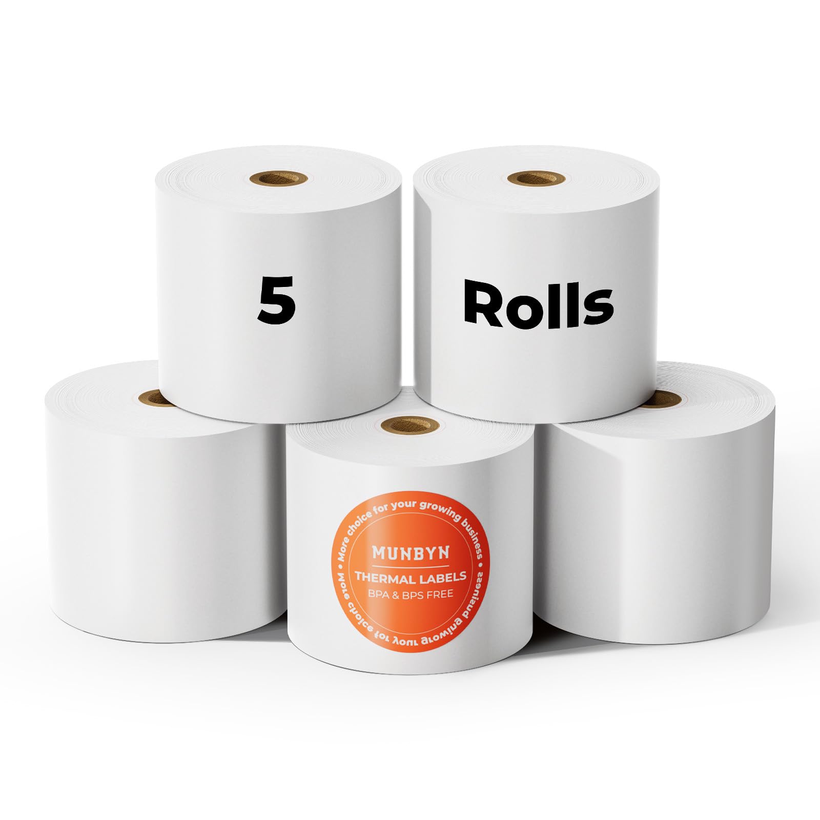 Snapklik.com : Thermal Paper 3 1/8 X 230ft, 5 Rolls Receipt Paper Work ...