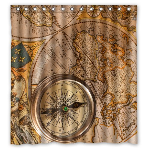 Buy Popular Bath Old Compass Bath Set (66' x 72' ) Online at Low Prices ...