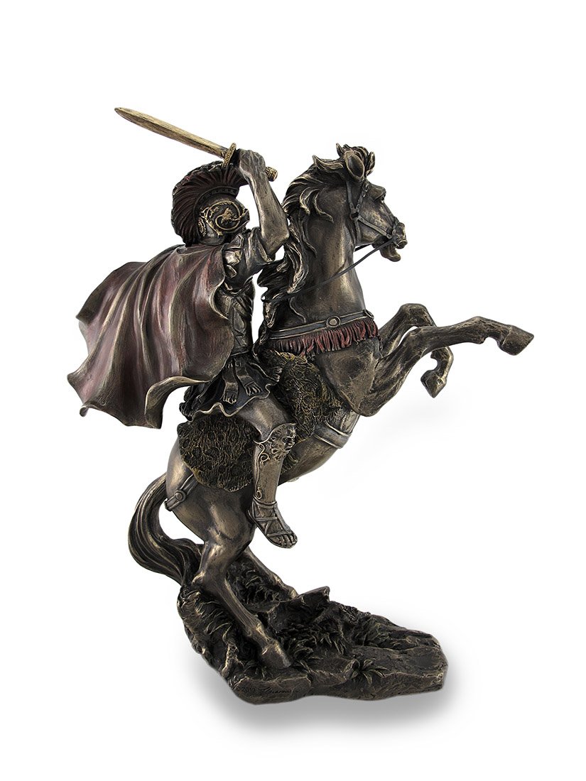 Things2Die4 Alexander The Great Riding Bucephalus Bronzed Sculptural ...