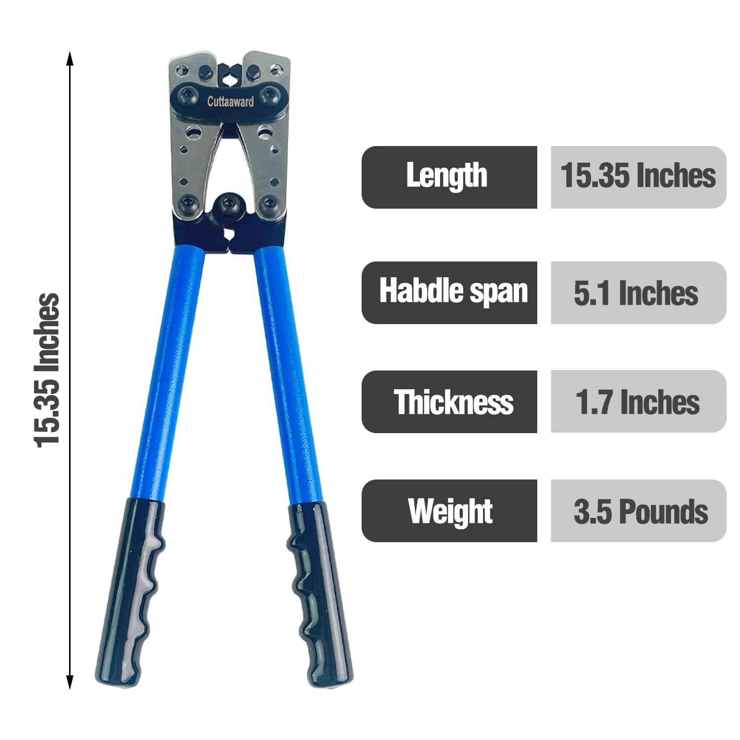 Snapklik.com : Battery Cable Lug Crimper - Heavy-Duty Wire Crimper For ...