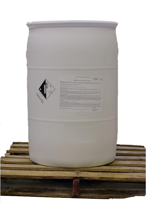 Amazon.com: Hydrochloric (Muriatic) Acid | 20BE - 31.45% (One 55 Gallon ...
