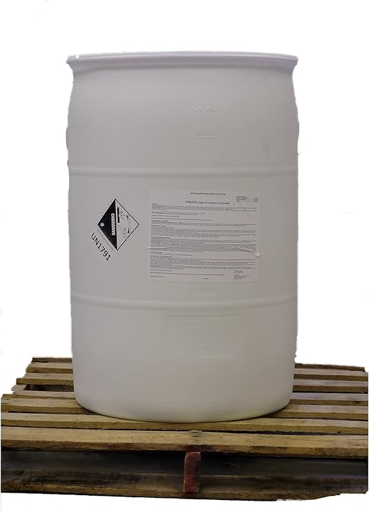 Amazon.com: Hydrochloric (Muriatic) Acid | 20BE - 31.45% (One 55 Gallon ...