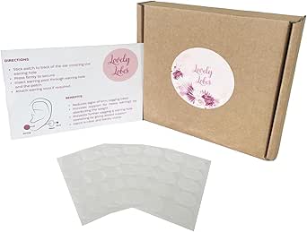 Lovely Lobes - Transparent Ear Support Patches - Protect Torn or ...