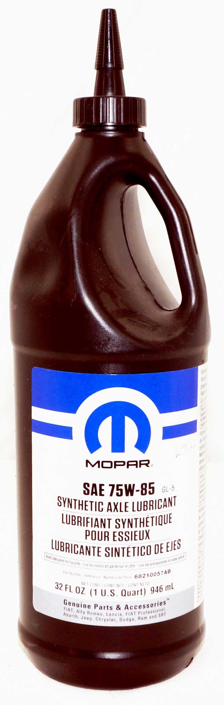Amazon.com: Mopar 68210057AB LUBRICANT GEAR : Automotive