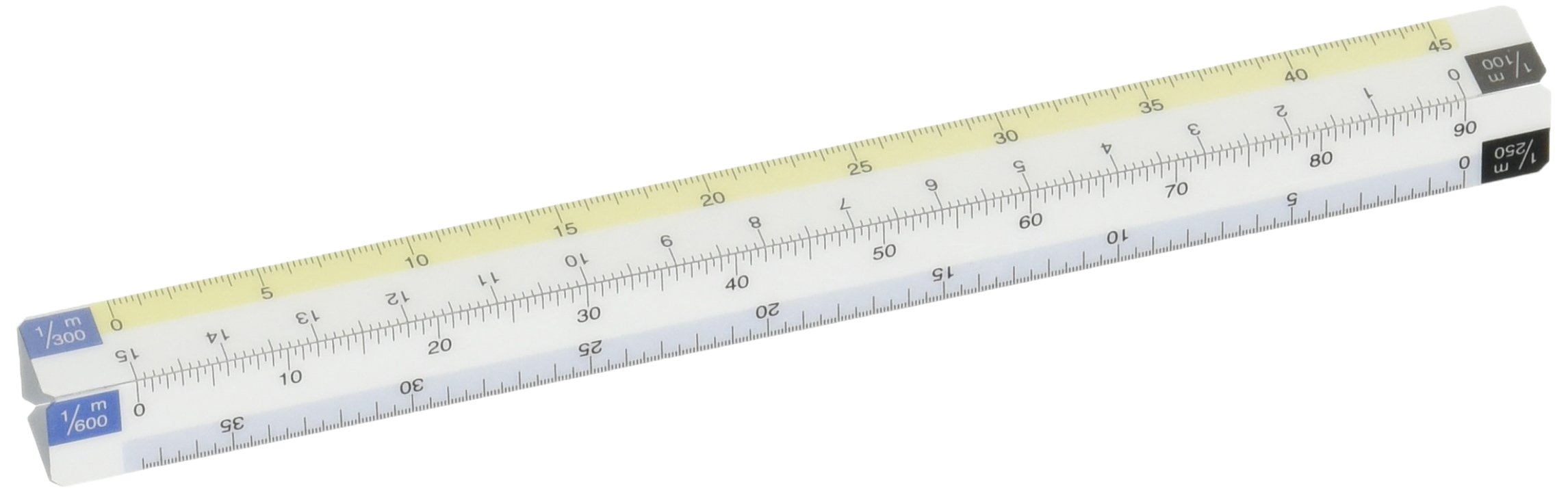 折りたたみ縮尺スケール 8面 15cm 75745 製図 図面 定規 シンワ測定 - 計測工具
