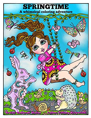 Springtime A Whimsical Coloring Adventure: Springtime Coloring Book by ...