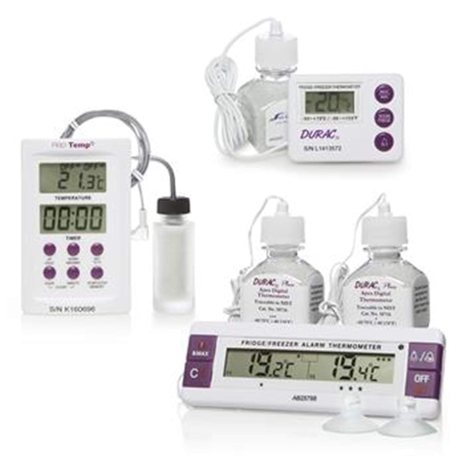 SP Bel-Art, H-B Frio Temp Calibrated Dual Zone Electronic Verification ...