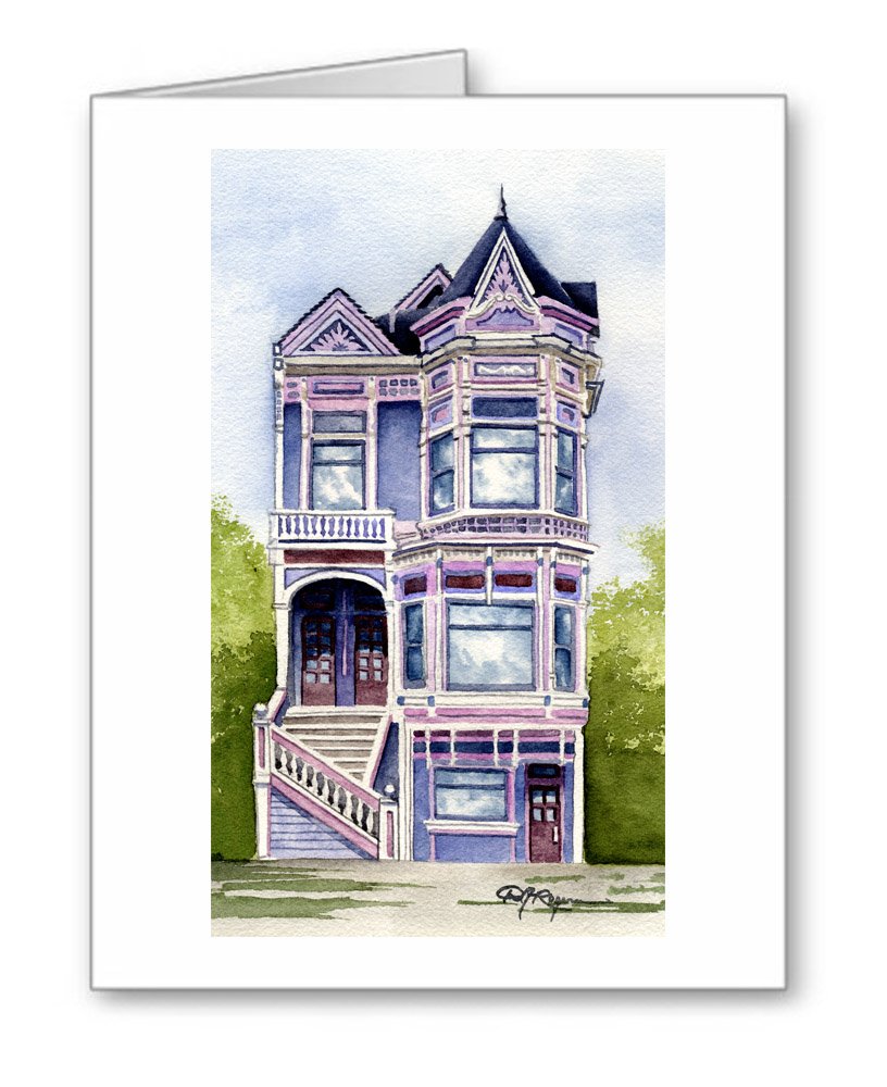 Victorian House Line Drawing