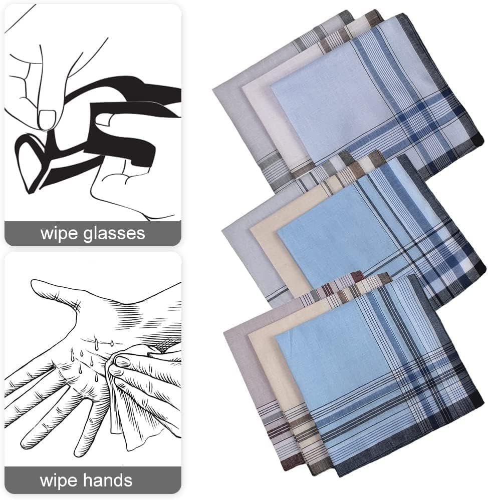 Mouchoir Homme, Homme Mouchoir Carré, Mouchoirs en Tissu Classiques ...