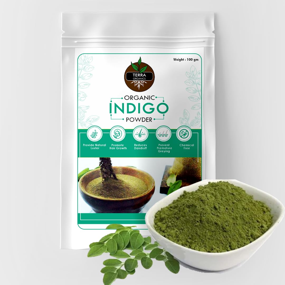 Buy TERRA ORGANICS INDIGO POWDER Natural | No Added colour or ...
