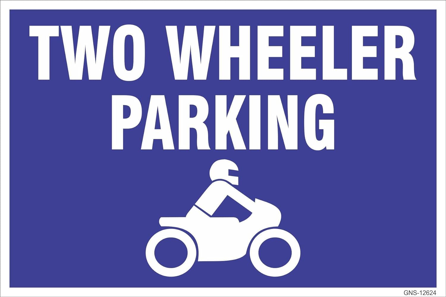 Aditya Sign® TWO WHEELER PARKING Sign Board for Office, House, Industry, Public Places, Hospital ...