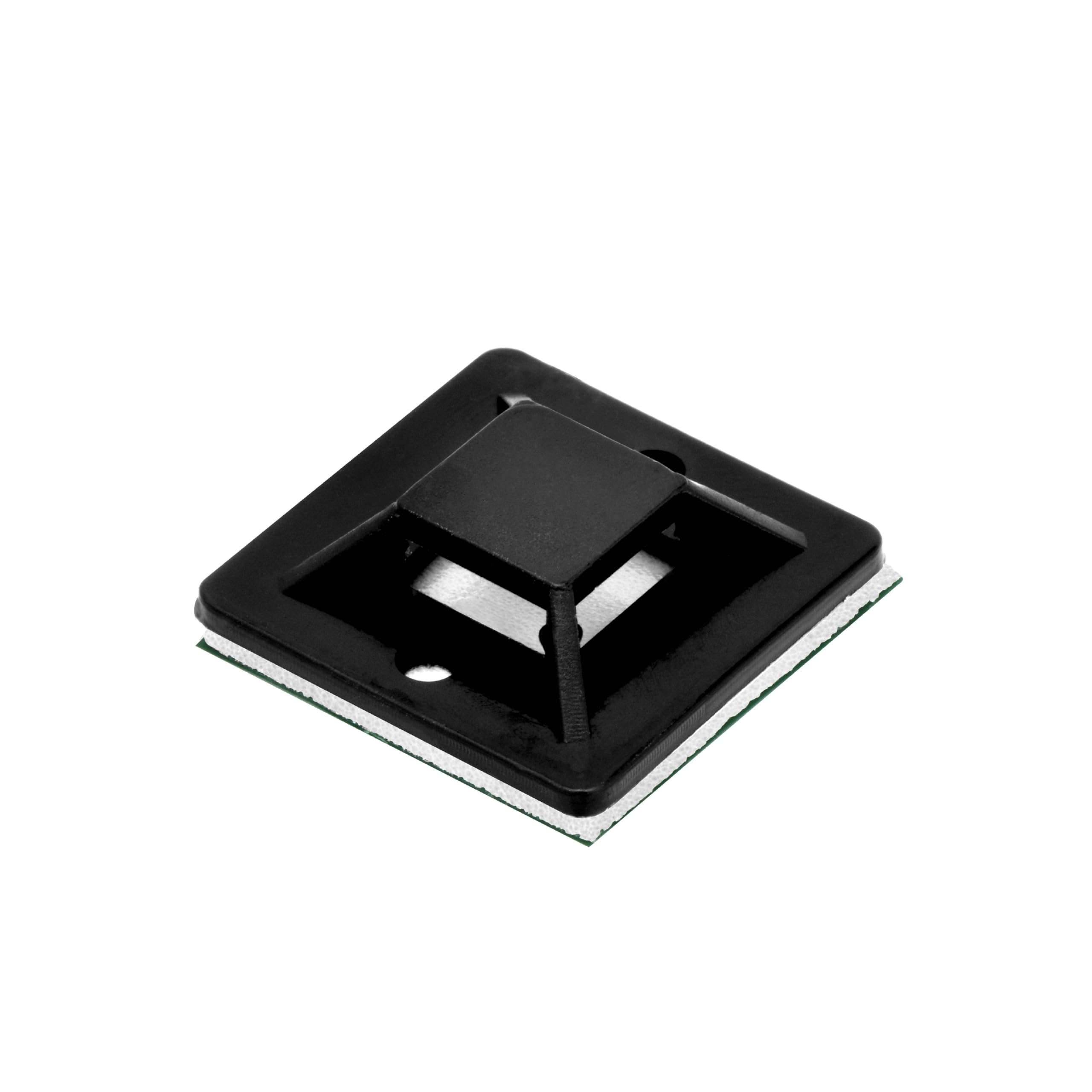 Amazon.com: Conext Link 100 Pack Black Self Adhesive Cable Tie Zip ...