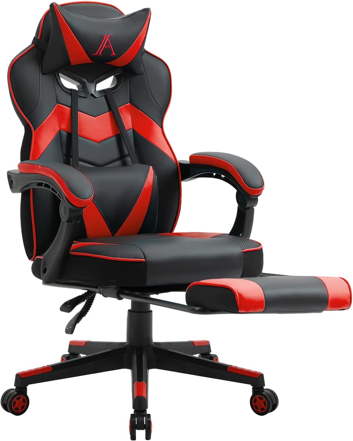 Amazon.com: AJS Ergonomic Computer Gaming Chair with Footrest Reclining ...
